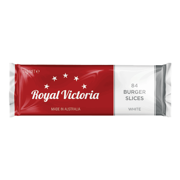 Royal Victoria White Burger Slices 1kg - Bega Foodservices MY