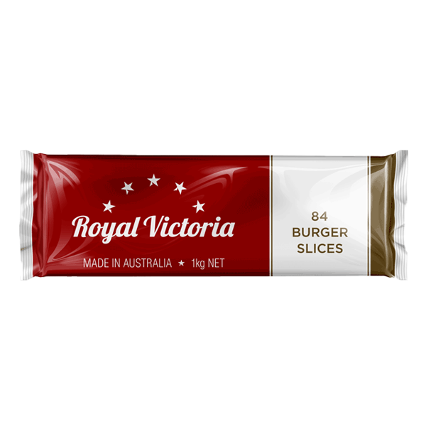 Royal Victoria Coloured Burger Slices 1kg - Bega Foodservices MY