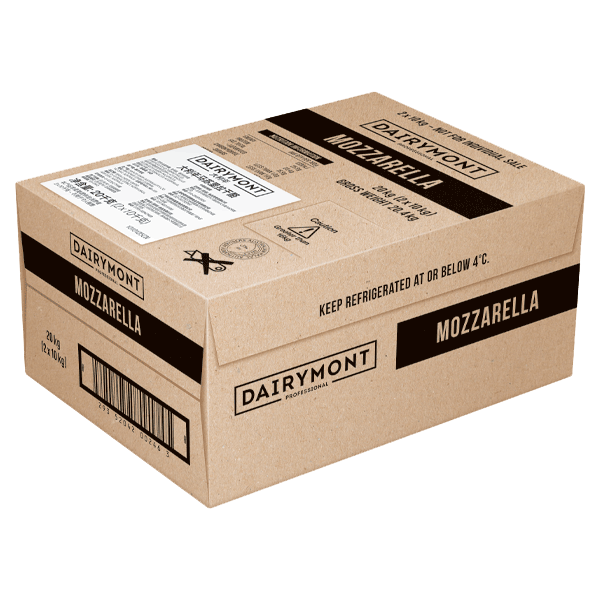 Dairymont Mozzarella Block 20kg - Bega Foodservices MY