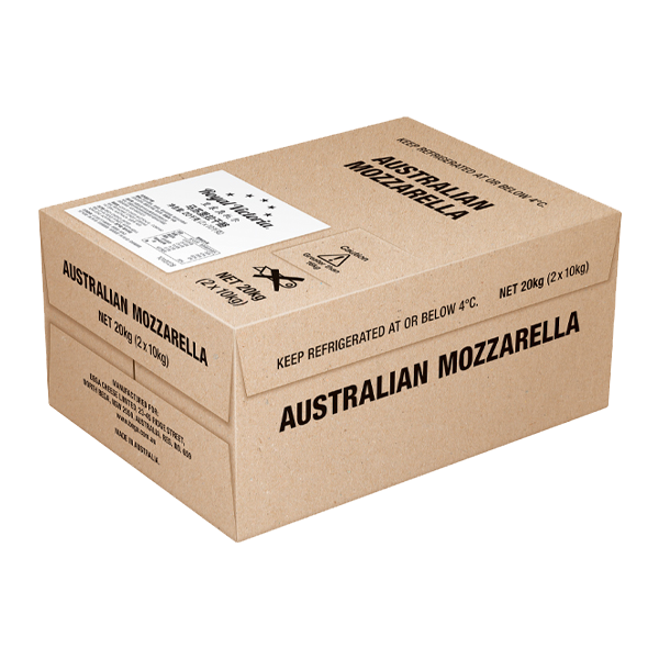 Royal Victoria Mozzarella Block 20kg - Bega Foodservices MY